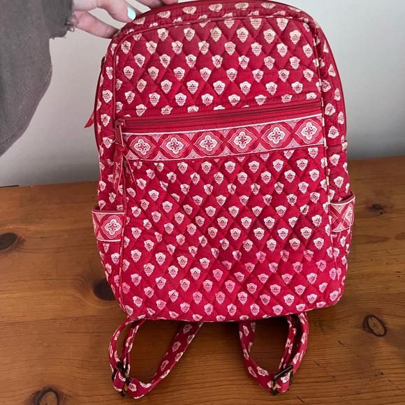 Vera Bradley | Bags | Red Vera Bradley Back Pack Purse | Poshmark